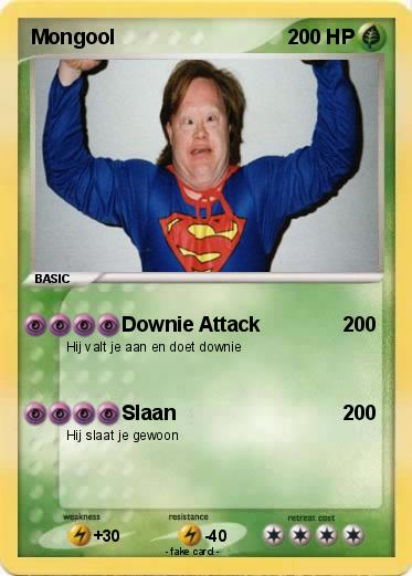 Pokémon Mongool 18 18 - Downie Attack - My Pokemon Card