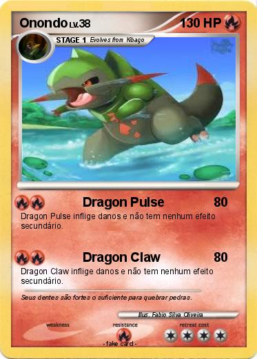 Pokémon Onondo 5 5 - Dragon Pulse - My Pokemon Card