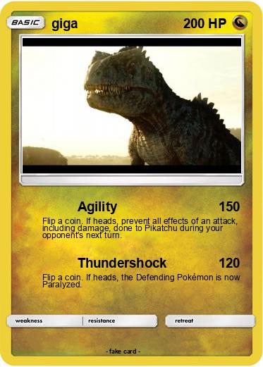 Pokémon giga 1585 1585 - Agility - My Pokemon Card