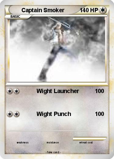 Pokémon Captain Smoker 1 1 - Wight Launcher - My Pokemon Card