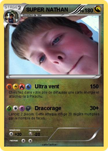 Pokémon SUPER NATHAN 10 10 - Ultra vent - Ma carte Pokémon