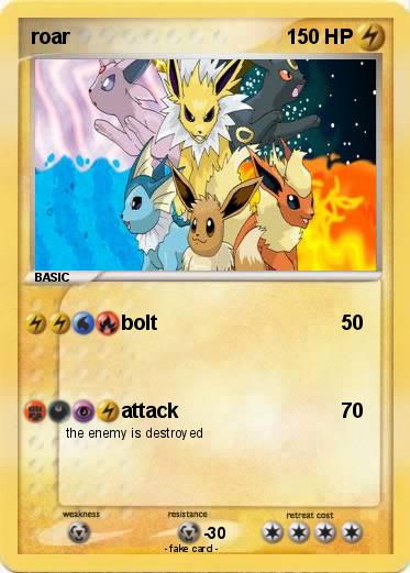 Pokémon roar 5 5 - bolt - My Pokemon Card