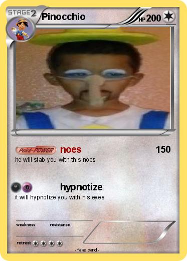 Pokémon Pinocchio 21 21 - noes - My Pokemon Card