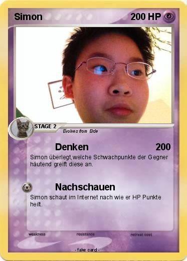 Pokémon Simon 560 560 - Denken - My Pokemon Card