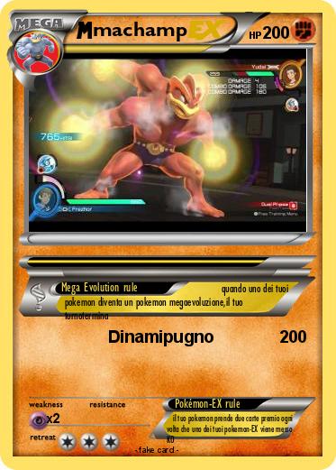 Pokémon machamp 557 557 - Dinamipugno - My Pokemon Card