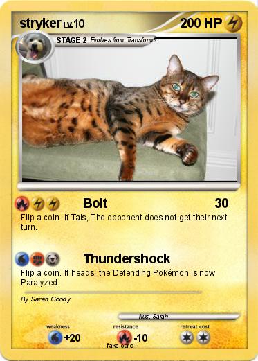 Pokémon stryker 16 16 - Bolt - My Pokemon Card