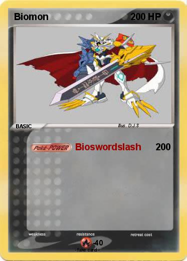 Pokémon Biomon - Bioswordslash - My Pokemon Card