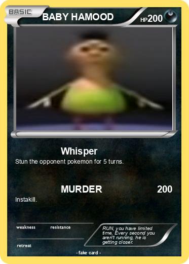 Pokémon BABY HAMOOD - Whisper - My Pokemon Card