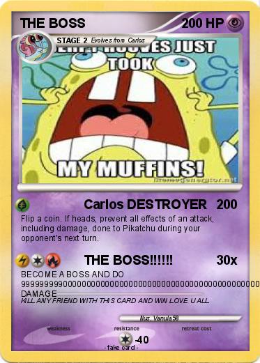 Pokémon THE BOSS 130 130 - Carlos DESTROYER - My Pokemon Card