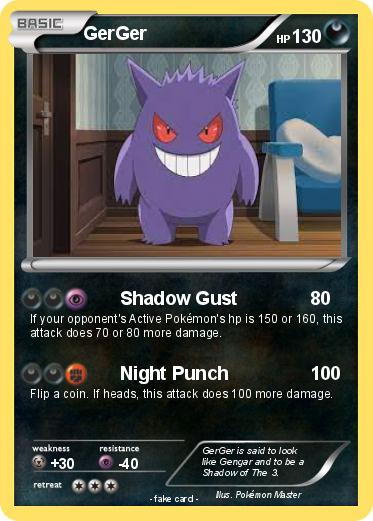 Pokémon GerGer - Shadow Gust - My Pokemon Card