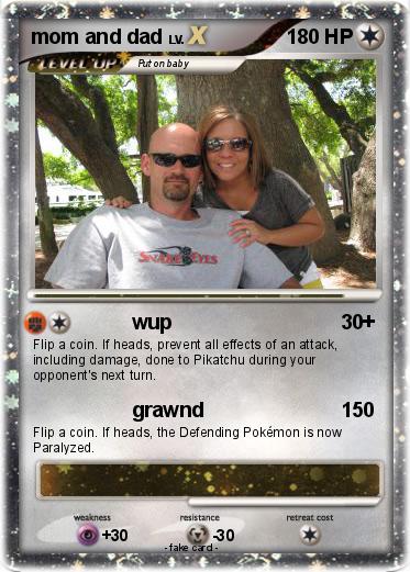 Pokémon mom and dad 29 29 - wup - My Pokemon Card
