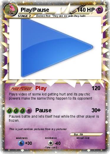 Pokémon Play Pause - Play - My Pokemon Card