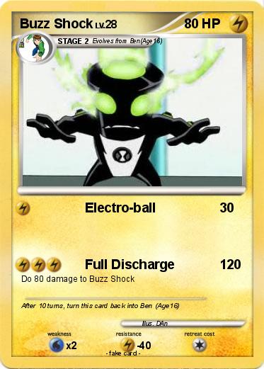 Pokémon Buzz Shock 2 2 - Electro-ball - My Pokemon Card