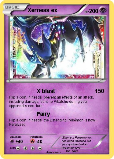 Pokémon Xerneas ex 148 148 - X blast - My Pokemon Card