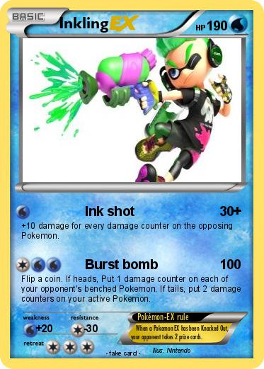 Pokémon Inkling 231 231 - Ink shot - My Pokemon Card