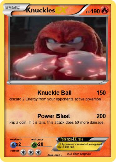 Pokémon Knuckles 973 973 - Knuckle Ball - My Pokemon Card