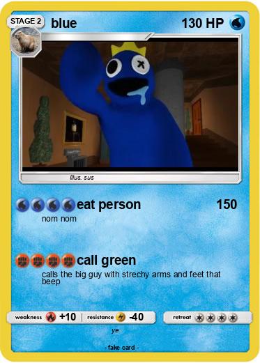 Pokémon blue 4210 4210 - eat person - My Pokemon Card