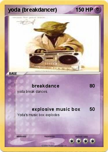 Pokémon yoda breakdancer - breakdance - My Pokemon Card
