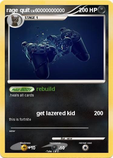 Pokémon rage quit 25 25 - rebuild - My Pokemon Card