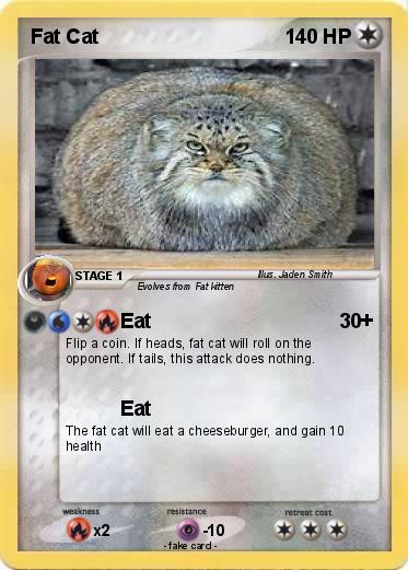 Pokémon Fat Cat 307 307 - Eat - My Pokemon Card