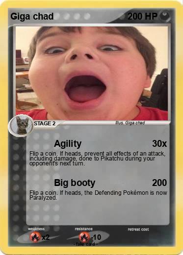 Pokémon Giga chad 239 239 - Agility - My Pokemon Card
