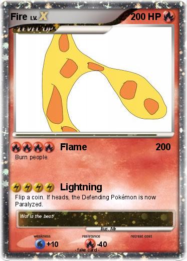 Pokémon Fire 9684 9684 - Flame - My Pokemon Card