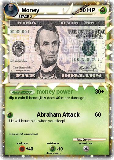 Pokémon Money 309 309 - money power - My Pokemon Card