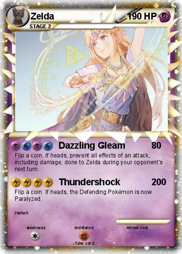Pokémon Zelda 695 695 - Dazzling Gleam - My Pokemon Card