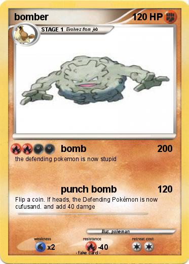Pokémon bomber 109 109 - bomb - My Pokemon Card