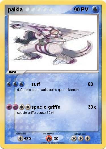 Pokémon palkia 946 946 - surf - Ma carte Pokémon