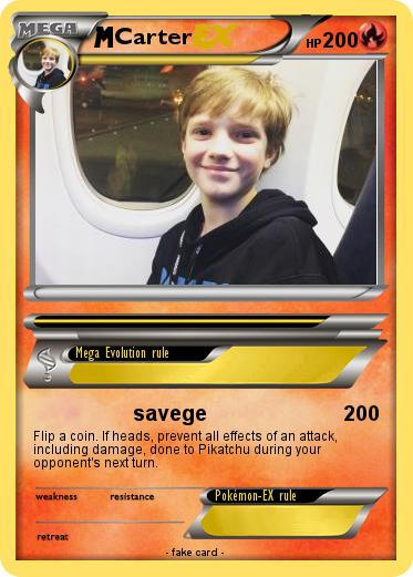 Pokémon Carter 275 275 - savege - My Pokemon Card