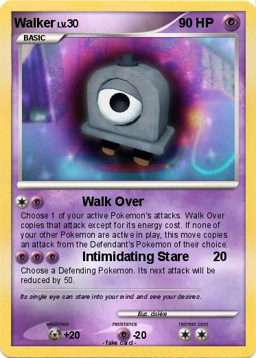 Pokémon Walker 85 85 - Walk Over - My Pokemon Card