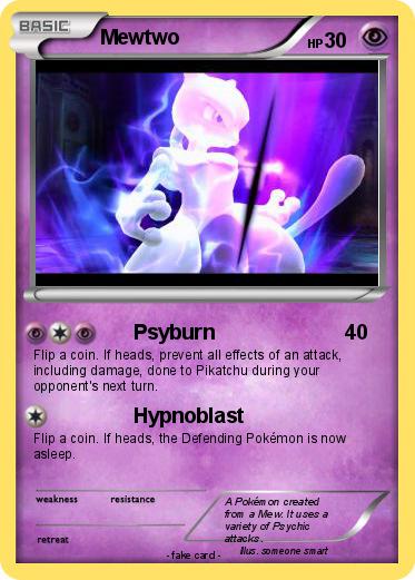 Pokémon Mewtwo 6578 6578 - Psyburn - My Pokemon Card