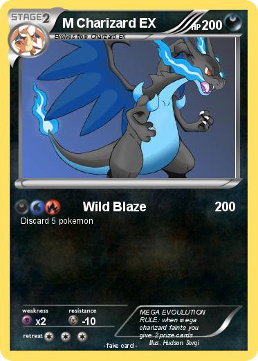 Pokémon M Charizard EX 275 275 - Wild Blaze - My Pokemon Card