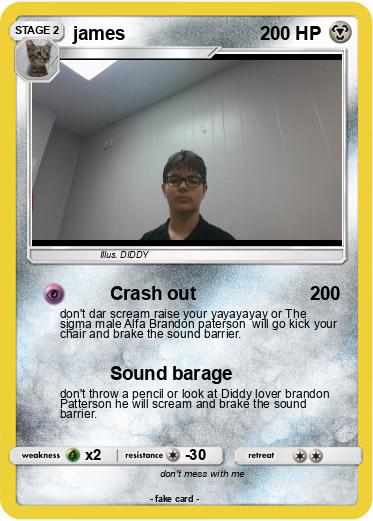 Pokémon james 2418 2418 - Crash out - My Pokemon Card