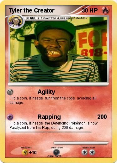Pokémon Tyler the Creator 3 3 - Agility - My Pokemon Card