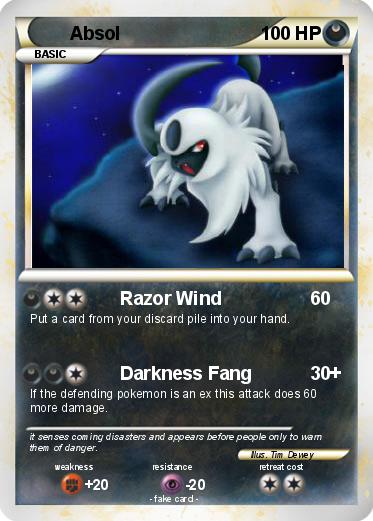 Pokémon Absol 933 933 - Razor Wind - My Pokemon Card