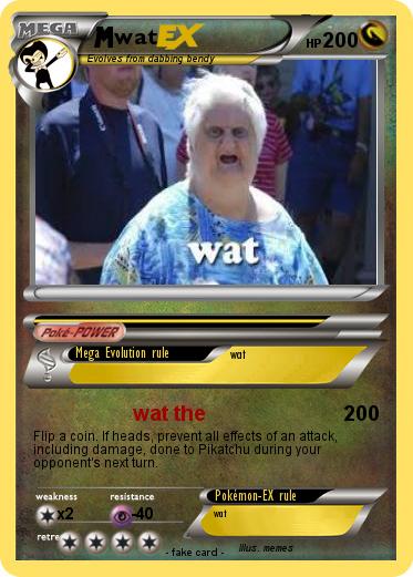 Pokémon wat 140 140 - wat the - My Pokemon Card