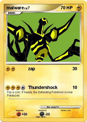 Pokémon malware 2 2 - zap - My Pokemon Card