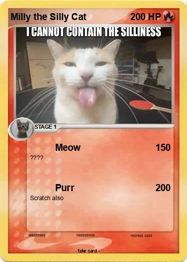 Pokémon Milly the Silly Cat - Meow - My Pokemon Card