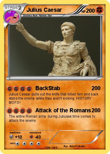 Pokémon Julius Caesar 22 22 - BackStab - My Pokemon Card