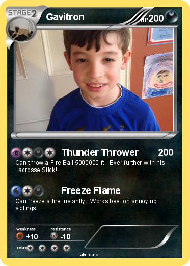 Pokémon Gavitron 2 2 - Thunder Thrower - My Pokemon Card