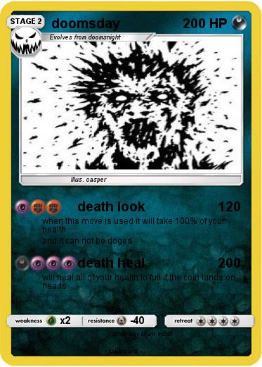 Pokémon doomsday 128 128 - death look - My Pokemon Card