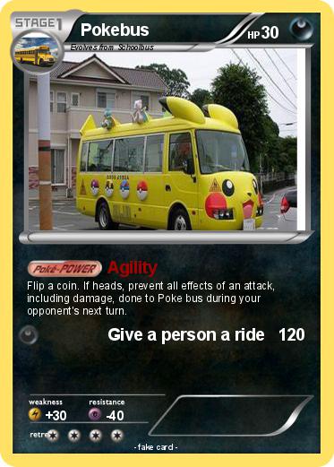 Pokémon Pokebus 1 1 - Agility - My Pokemon Card