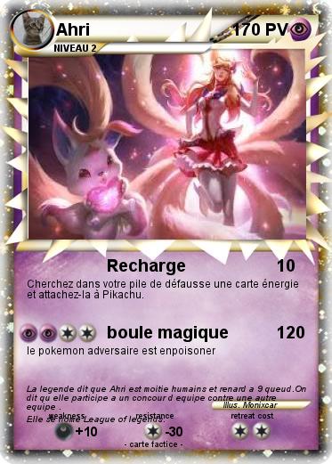 Pokémon Ahri 74 74 - Recharge - Ma carte Pokémon