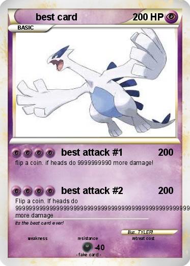Pokémon best card - best attack #1 - My Pokemon Card