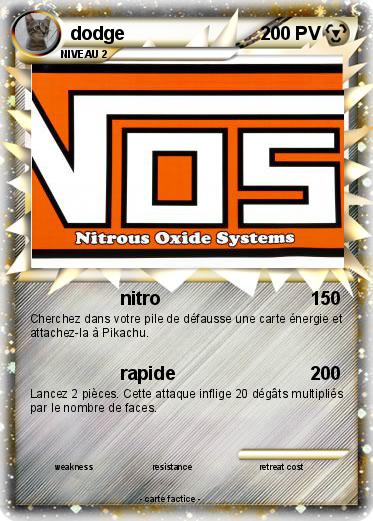Pokémon dodge 122 122 - nitro - Ma carte Pokémon