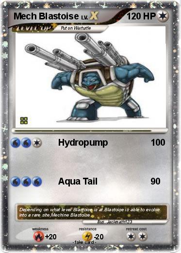 Pokémon Mech Blastoise - Hydropump - My Pokemon Card