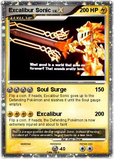 Pokémon Excalibur Sonic 73 73 - Soul Surge - My Pokemon Card