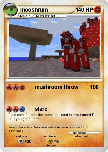 Pokémon mooshrum - mushroom throw - My Pokemon Card